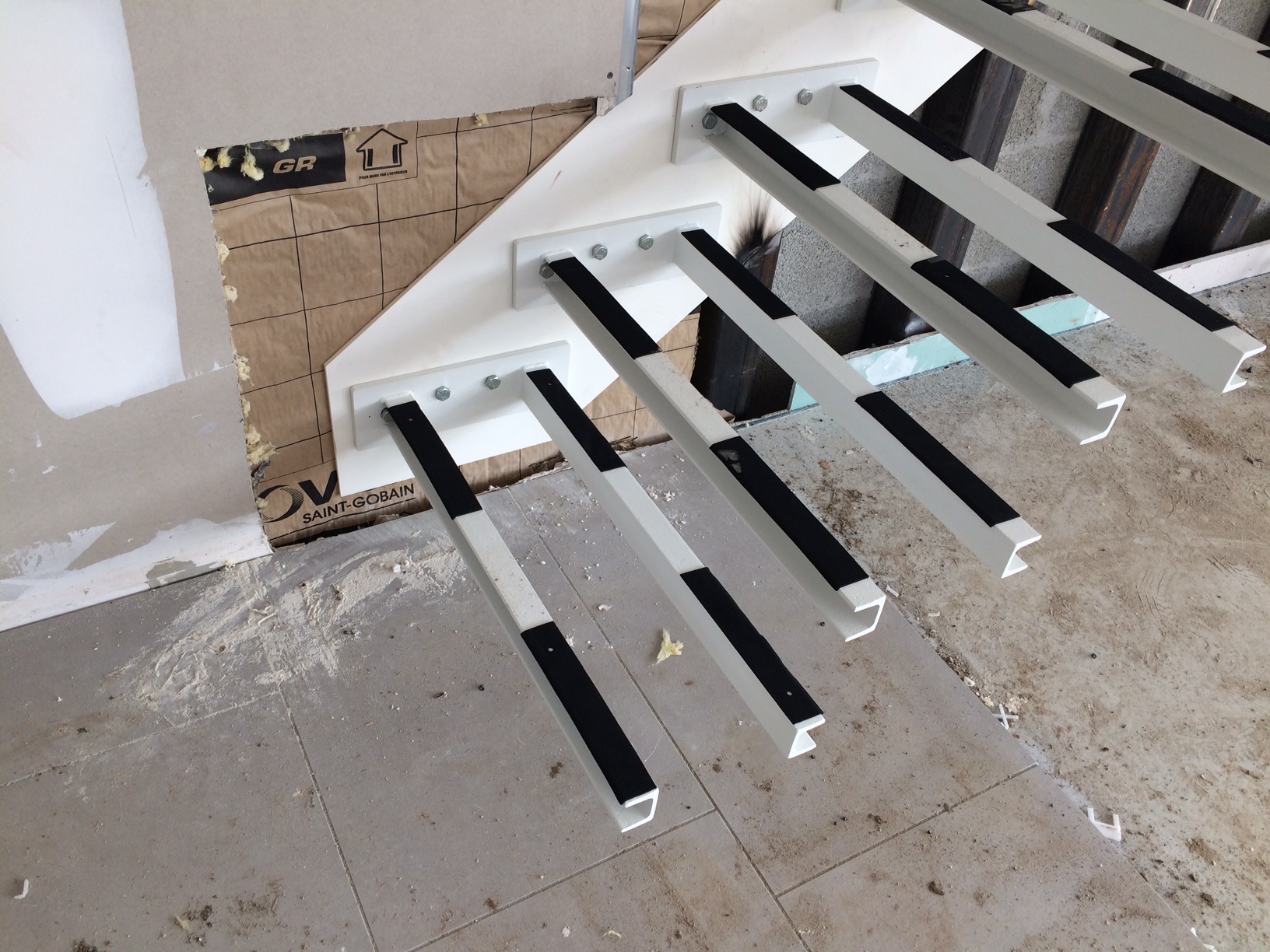escalier flottant Wall la pose en quart tournant haut escalier flottant Wall la pose en quart tournant haut