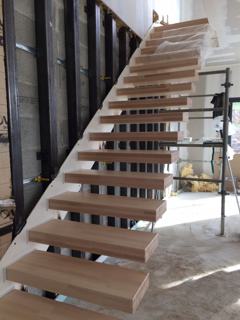 escalier flottant Wall la pose en quart tournant haut escalier flottant Wall la pose en quart tournant haut