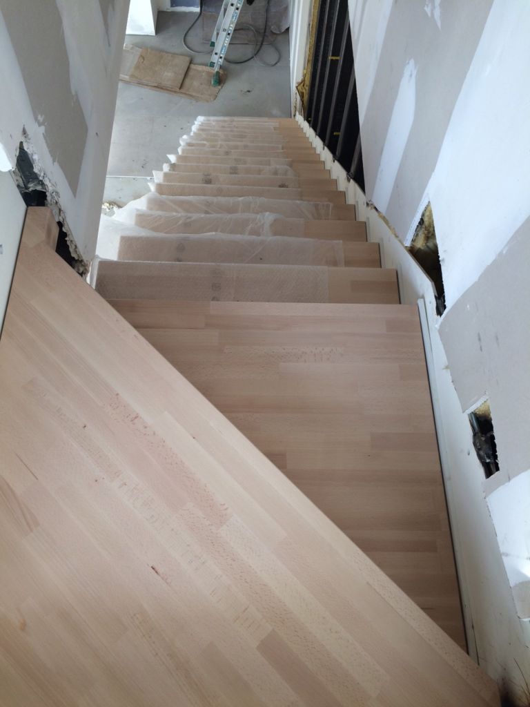 escalier flottant Wall la pose en quart tournant haut escalier flottant Wall la pose en quart tournant haut