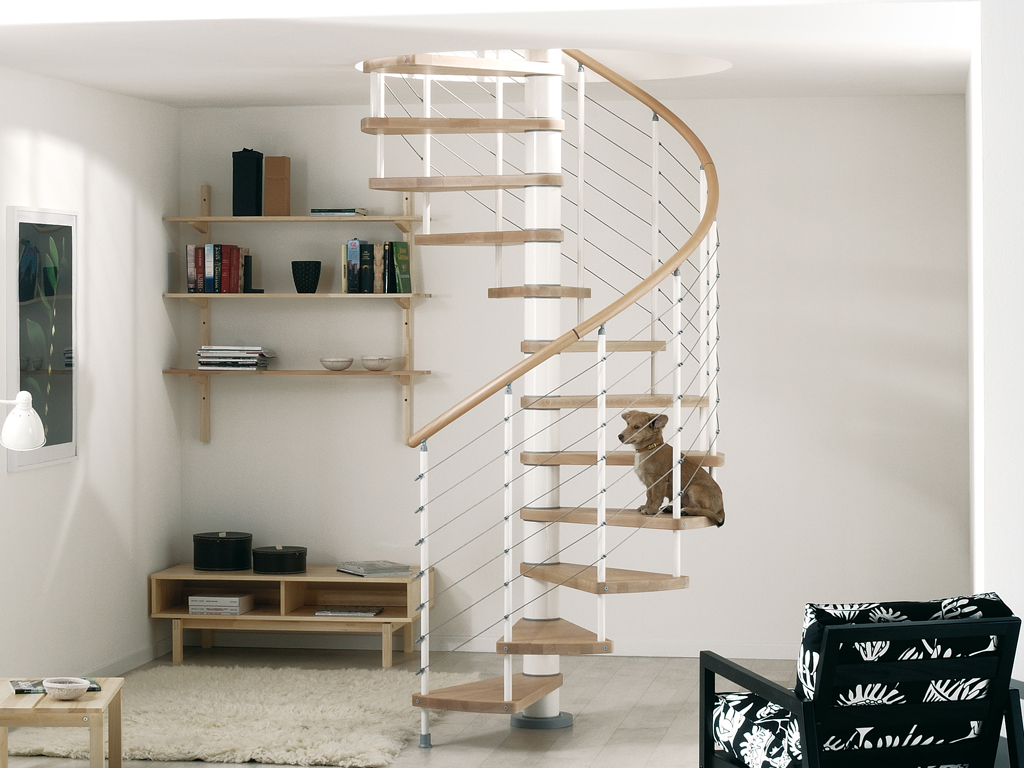 Monter son escalier colimaçon en kit